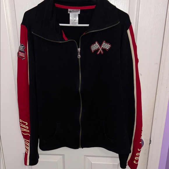Disney | Jackets & Coats | Rare Disney Pixar Cars Land Cafe Racer ...
